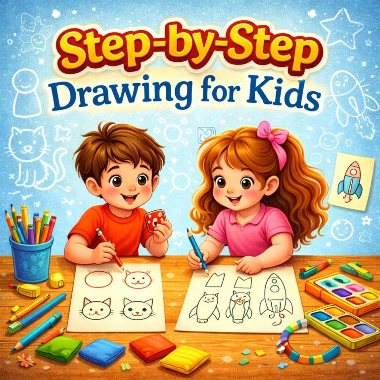 Step-by-Step Drawing for Kids - Smart Kids 123